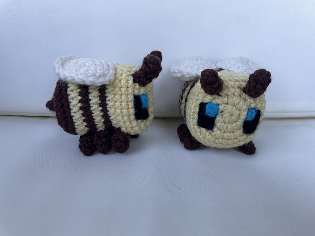 Ravelry: Cubed Bee Minecraft pattern by Goddess Crafts
