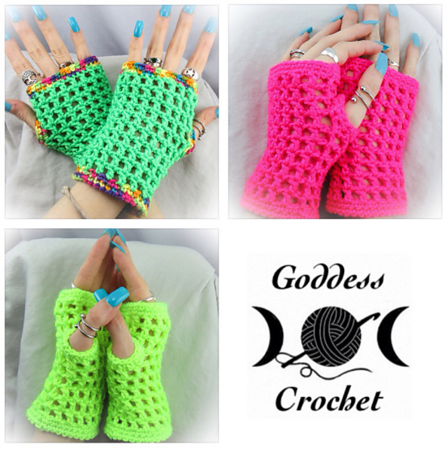 Ravelry: Madonna Wristers pattern by Goddess Crochet
