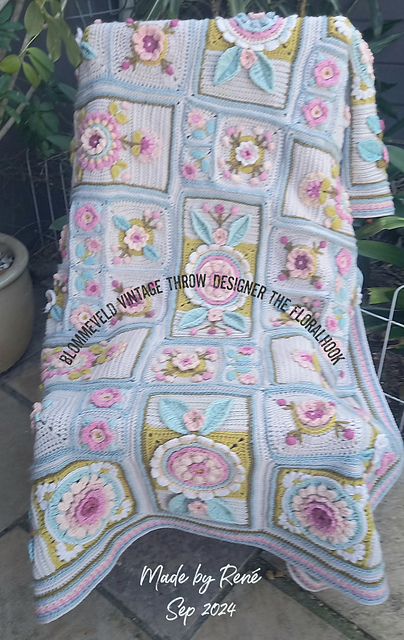 Ravelry: Goffel's Blommeveld Vintage CAL