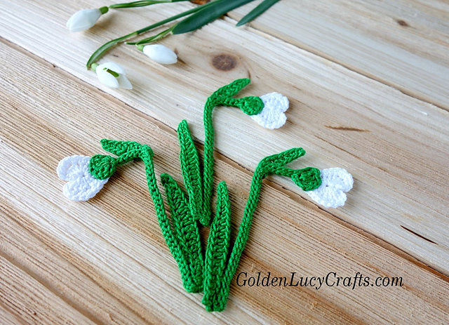 Ravelry: Snowdrop pattern by GoldenLucyCrafts