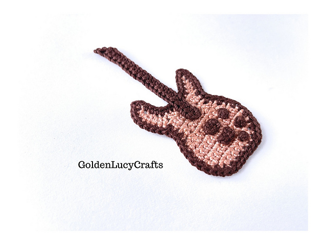 Ravelry: Electric Guitar Applique pattern by GoldenLucyCrafts