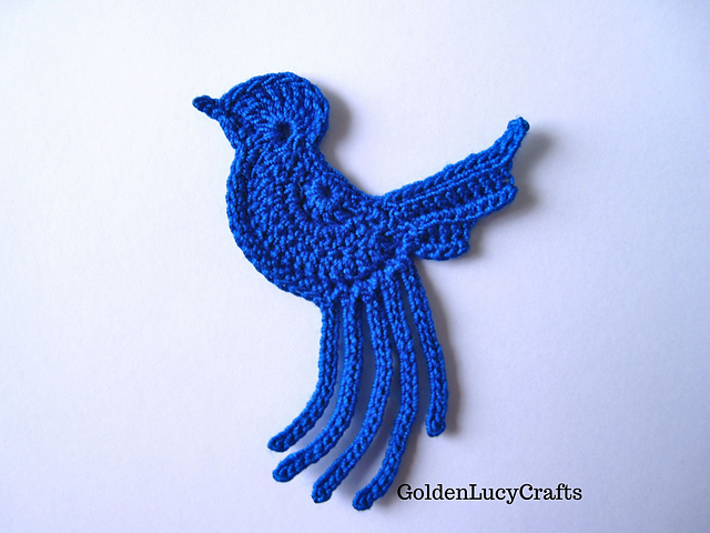 Ravelry: Bird Applique pattern by GoldenLucyCrafts