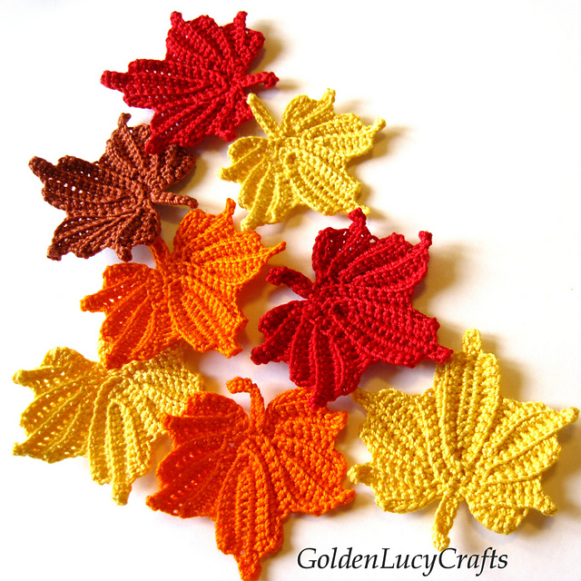 Ravelry: Small Maple Leaves pattern by GoldenLucyCrafts