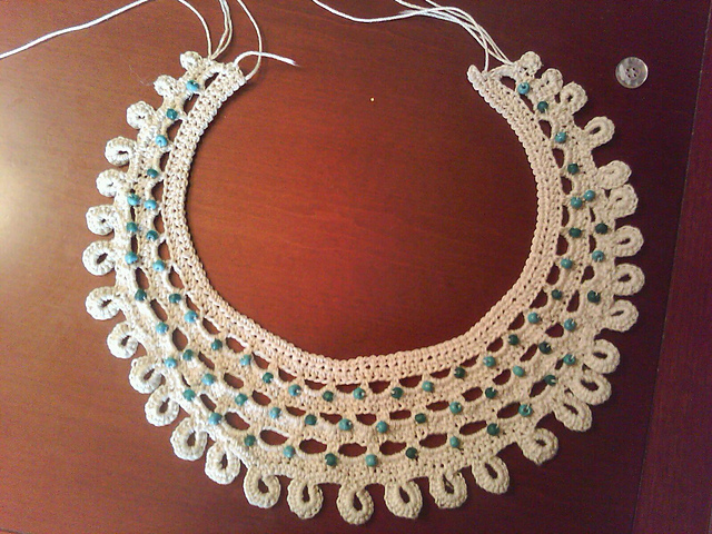Ravelry: Beaded Collar pattern by Golden Hands
