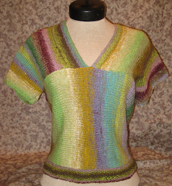 Ravelry: Noro Aya Easy Tee pattern by Danna Savage