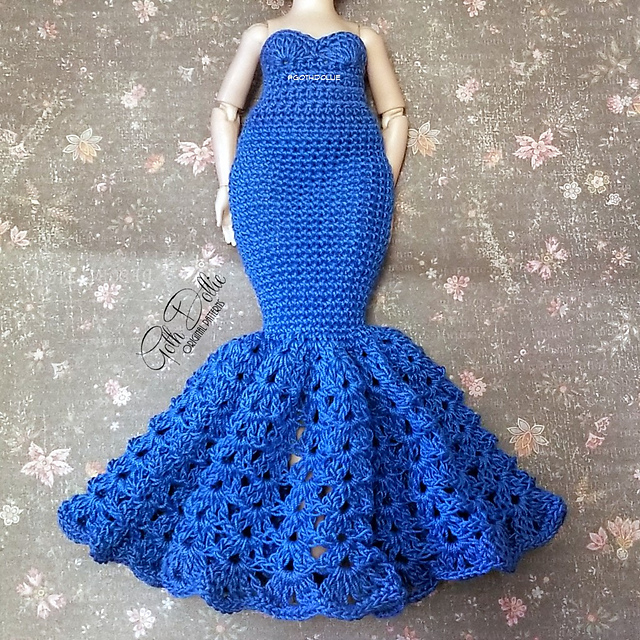 Ravelry: RH Doll ADDY Gown pattern by Elizabeth Mauricio