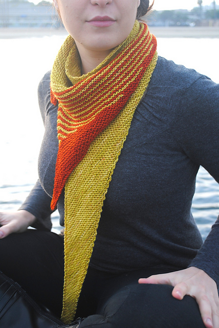 Ravelry: Striped Tooth Shawl pattern by Grace Akhrem