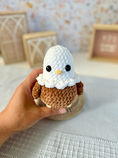 Ravelry: Amigurumi Plush Eagle pattern by Grace and Yarn