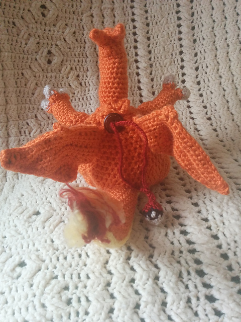 Ravelry: Kawawunga's Charizard Drawstring Bag