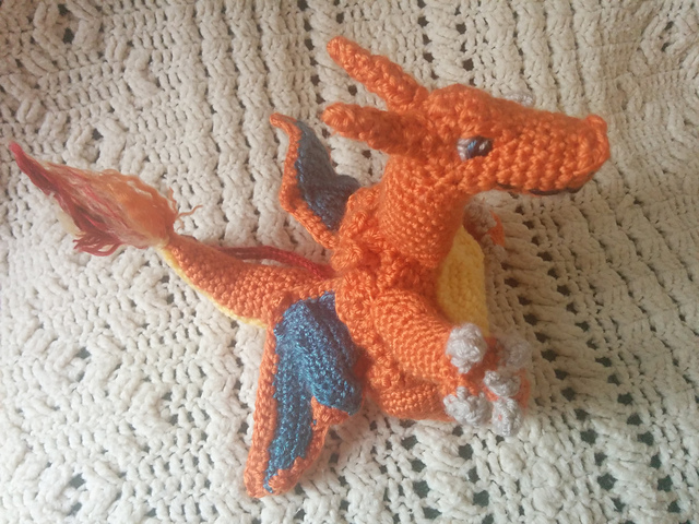 Ravelry: Kawawunga's Charizard Drawstring Bag