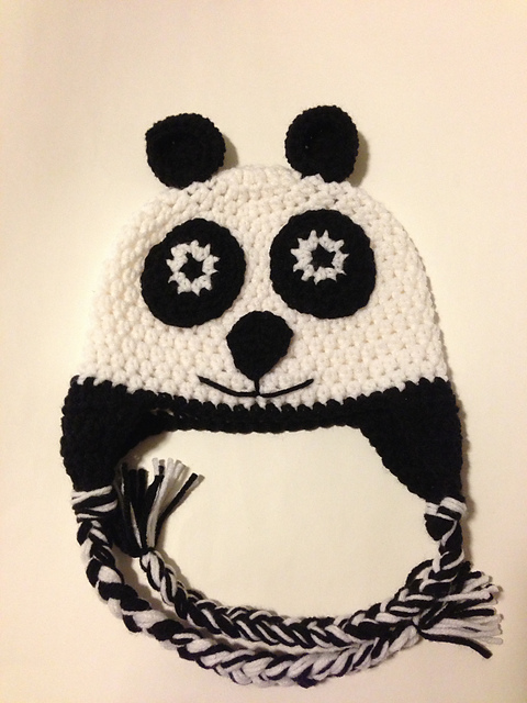Ravelry: Panda Bear Hat pattern by Gramma Beans