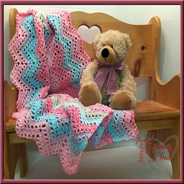 Ravelry: Angel Ripple Baby 'ghan pattern by Deborah Ziegler