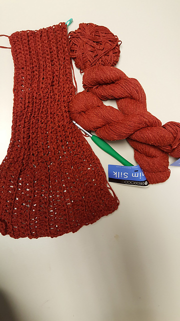 Ravelry: GrannyMax's Frogged Asymmetrical Denim Silk Capelet