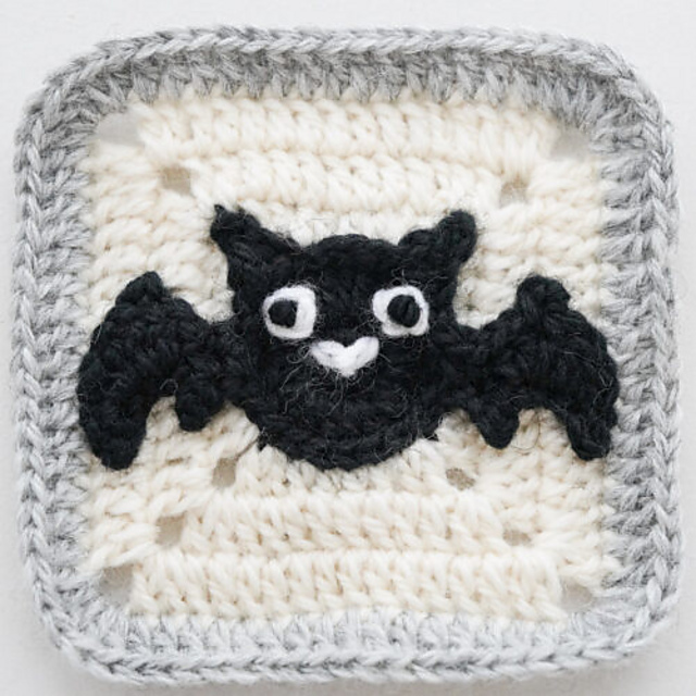 Ravelry: Bat Granny Square pattern by GrannySquare.Me