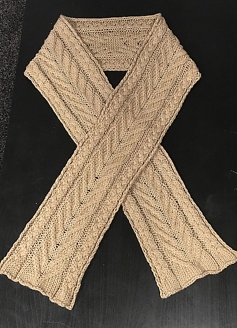 Ravelry: To Catch a Stag Scarf pattern by GreatScott Knitting