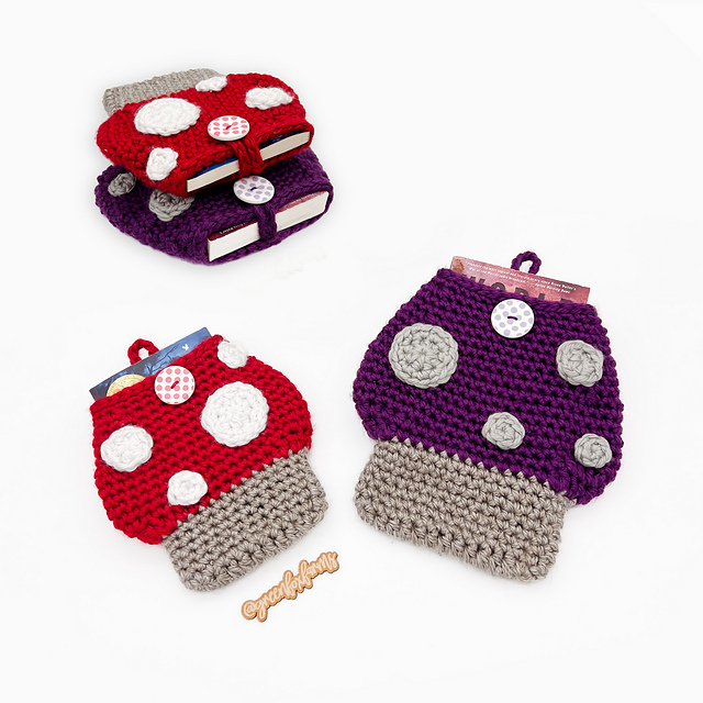 Ravelry: Toadstool Tales Book Sleeve pattern by Lisa M Fox