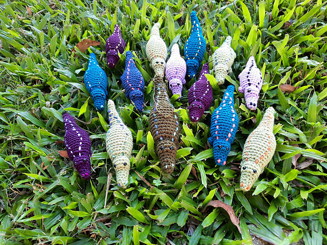 Ravelry: All in One CROCODILE (Alligator) pattern by Criss Wall