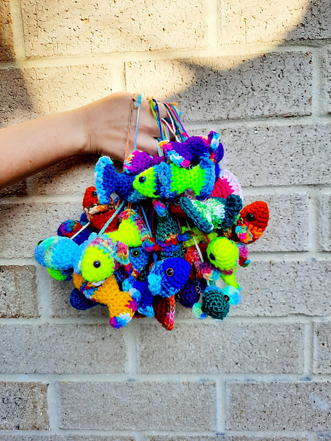 Ravelry: All in one BABY FISH FRY pattern by Criss Wall