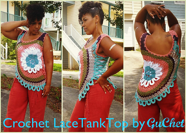 Ravelry: Lace Tank Top (Med/Large) pattern by Gu'Chet