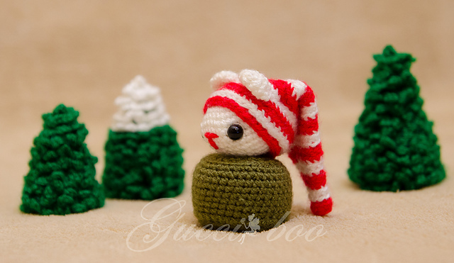 Ravelry: Mini Polar Bear Charm pattern by Carrie L. Andersen