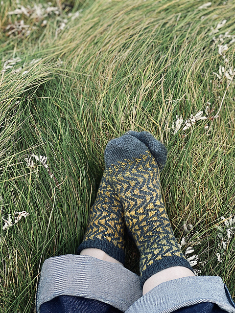 Ravelry: Bousta Socks pattern by Gudrun Johnston