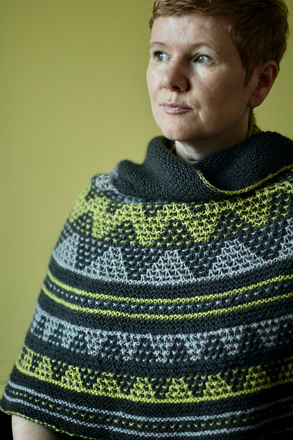 Ravelry: Mirry Dancers Hap pattern by Gudrun Johnston