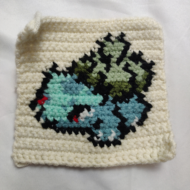Ravelry: Graphgan: Bulbasaur pattern by Brian Kwok