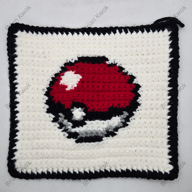 Ravelry: Pokeball Afghan Block pattern by Brian Kwok