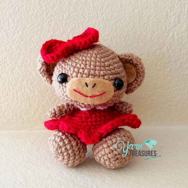 Ravelry: Addie the Monkey Amigurumi pattern by Peng Lim