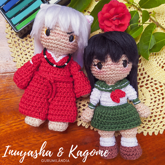 Ravelry: Inuyasha & Kagome pattern by Nathally Belmont