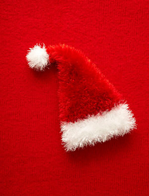 Ravelry: Holiday Santa Hat pattern by Lion Brand Yarn