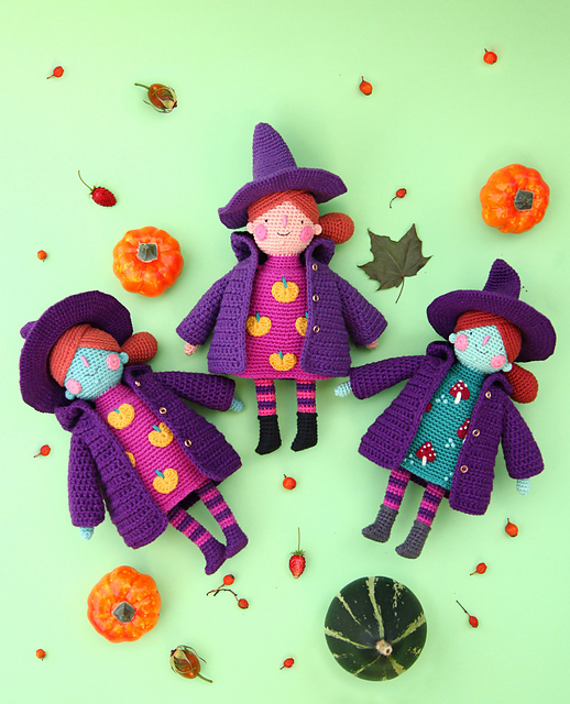 Ravelry: Xenia the Endearing Witch pattern by Gwilym Korbell