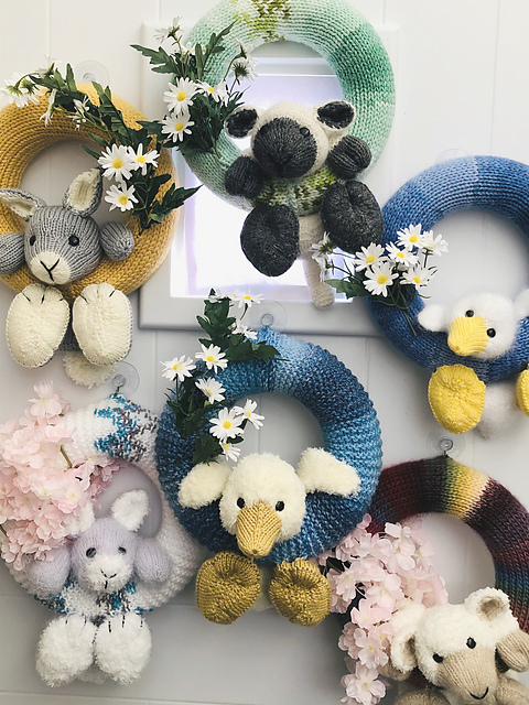 Ravelry: Easter or Springtime Wreaths pattern by Pat Alinejad