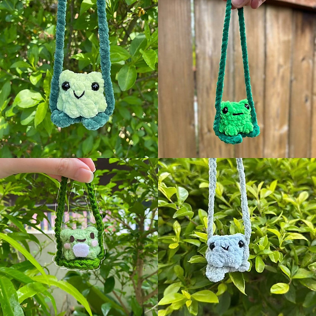 Ravelry: Frog on a Swing pattern by cookiecrochet