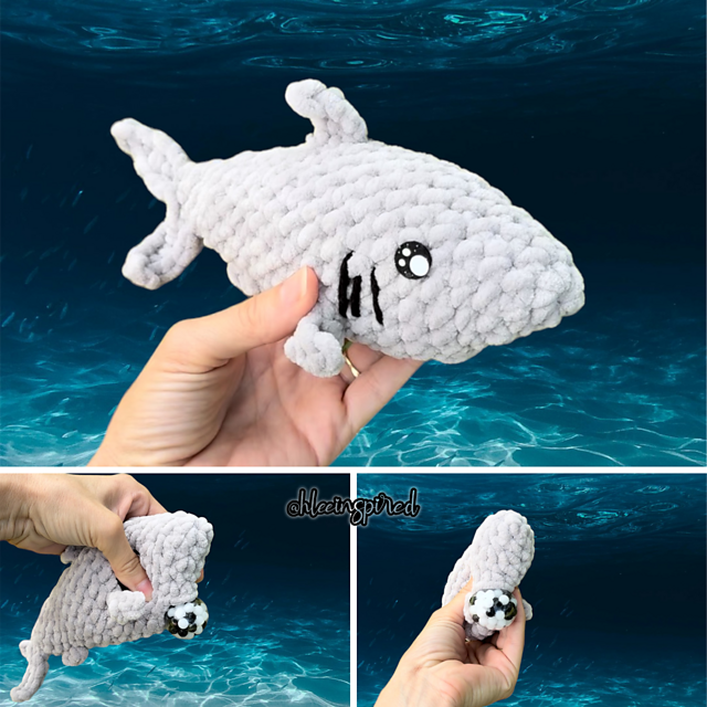 Ravelry: Sheldon Shark pattern by Beth Decker