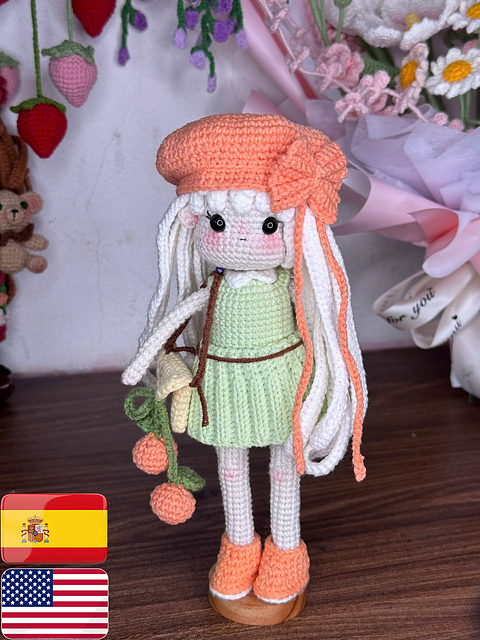 Ravelry: Peachy Spring Doll pattern by Haan Crochet79