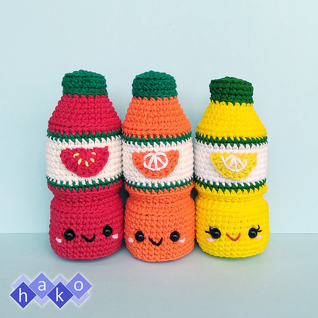 Ravelry: Hako Fresh Drinks pattern by Jeanny Prasetyo