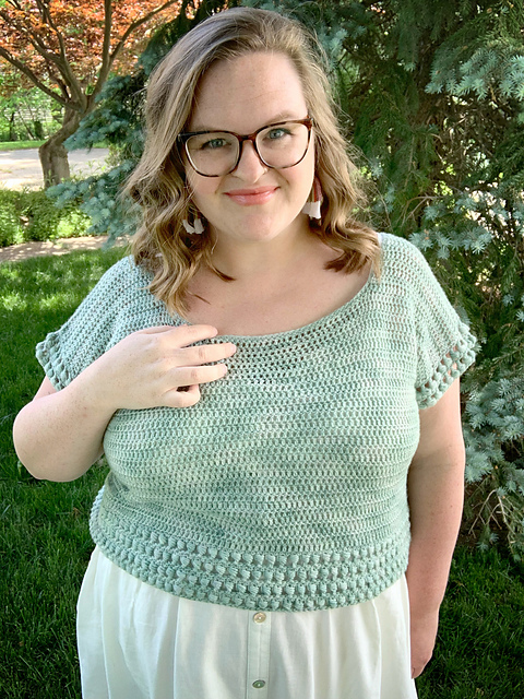 Ravelry: Pebbled Path Top pattern by Haley Herman