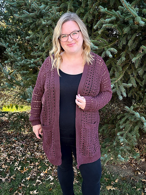 Ravelry: Larkspur Cardigan pattern by Haley Herman
