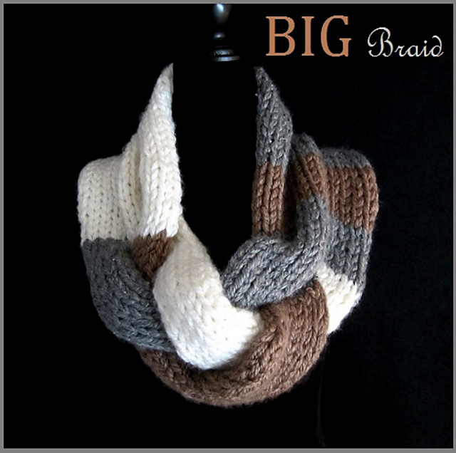 Ravelry: BIG Braid pattern by Mary-Ann Lammers