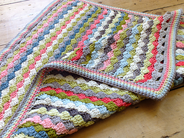 Ravelry: Katie's Woven Blanket pattern by Hannah Cross