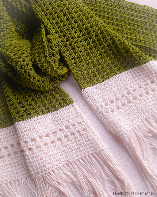 Ravelry: Cane Lace Scarf pattern by Jolene Dsouza