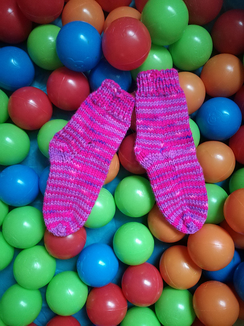 Ravelry: Ball Pool Socks pattern by Hanna Gough