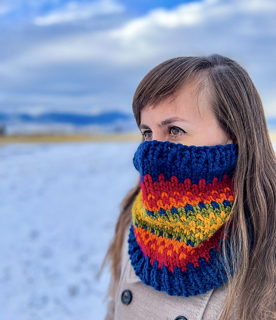 Ravelry: Cornucopia Cowl pattern by Hannah Ollenburger