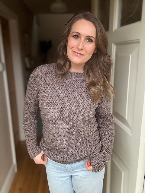 Ravelry: Easy Tweedy Adult Sweater pattern by Hannah Cross