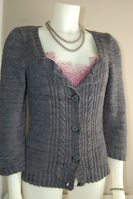Ravelry: Square Neck Cardigan pattern by Sarah Hatton