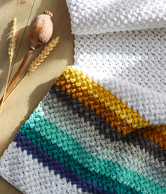 Ravelry: Spill the Beans blanket pattern by Happy in Red