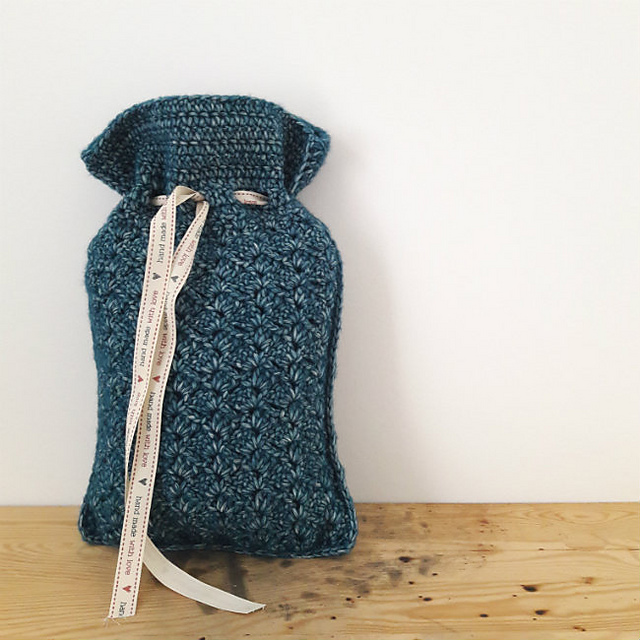 Ravelry: Hot water bottle cosy pattern by Happy in Red