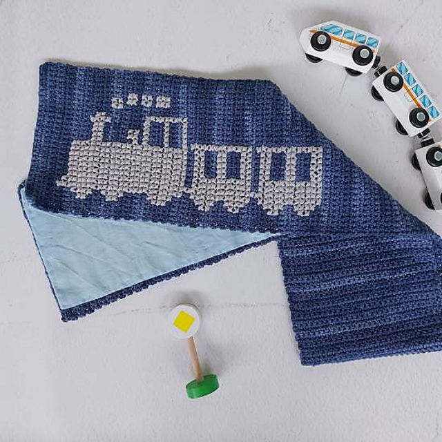 Ravelry: Train scarf pattern by Happy in Red