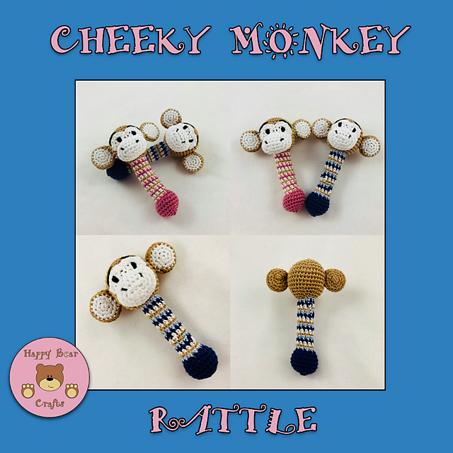 Ravelry: Cheeky Monkey Rattle pattern by Monika Sheridan
